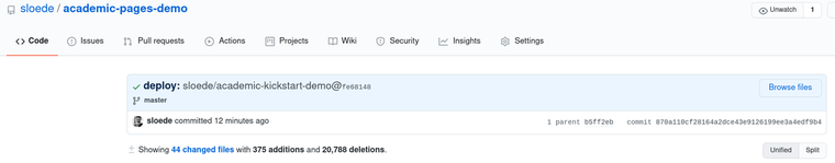 Getting Started With Hugo Academic and Github Pages | Michael Schlottke ...