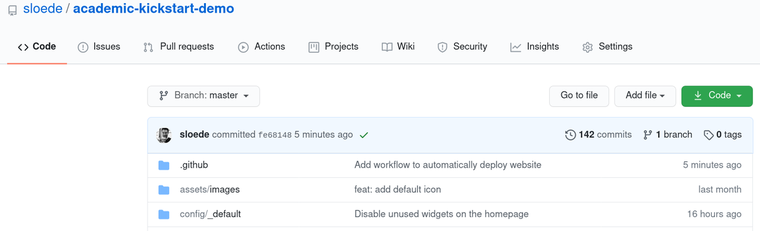 Getting Started With Hugo Academic and Github Pages | Michael Schlottke ...